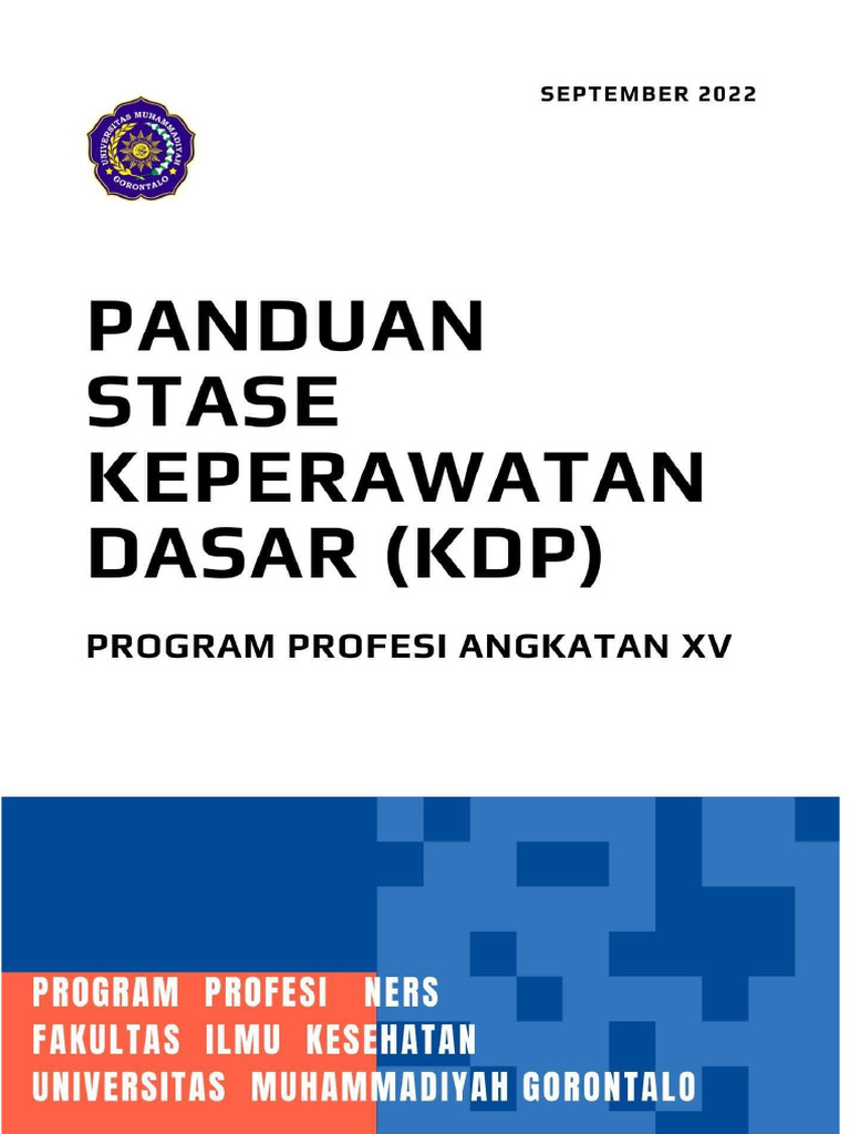 Panduan Stase Keperawatan Dasar (Ners XV) | PDF | Sains & Matematika