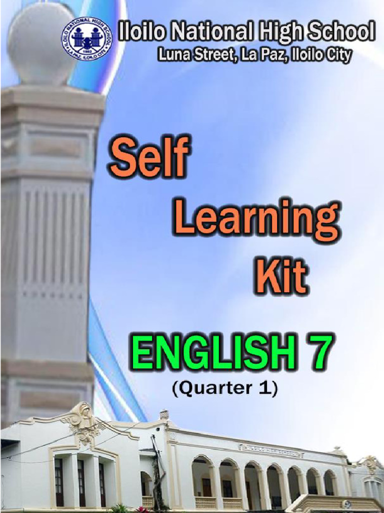English 7 Self-Learning Kit: Week 7 | PDF | Grammatical Tense | Verb