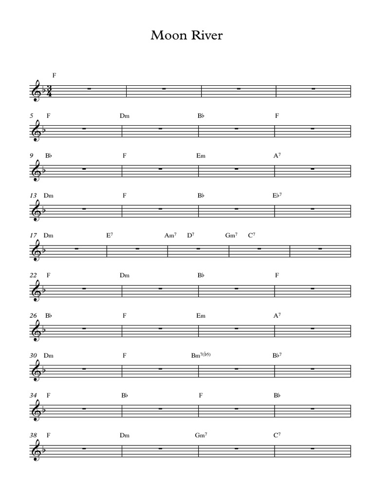 Moon River - Full Score | PDF