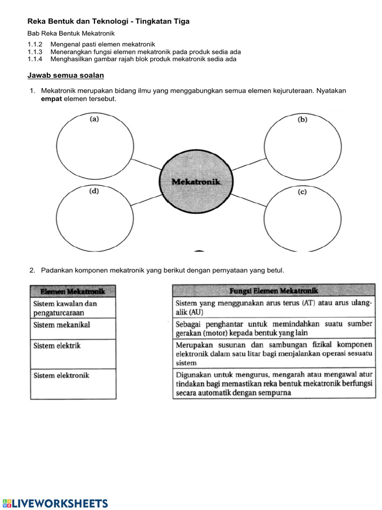 Latihan 1 Mekatronik | PDF