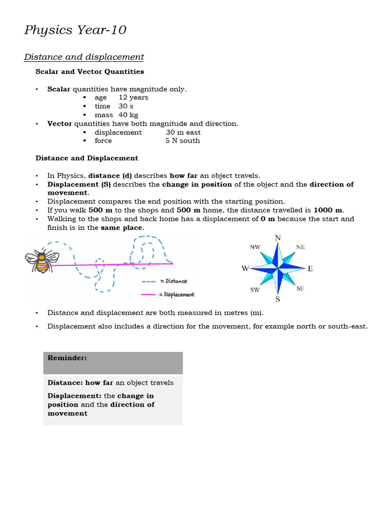 Physics Year 10 | PDF