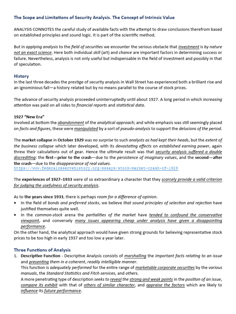 Scope and Limits of Security Analysis | PDF