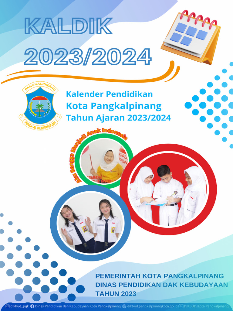 Pedoman Kalender Pendidikan 2023/2024 | PDF | Bisnis | Sains & Matematika
