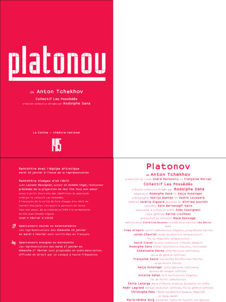 Platonov Prog | PDF