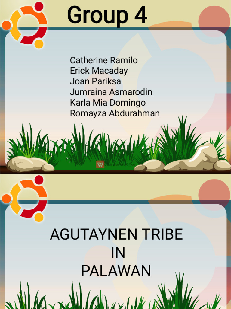 Group 4 Agutaynen Tribe - 013323 | PDF