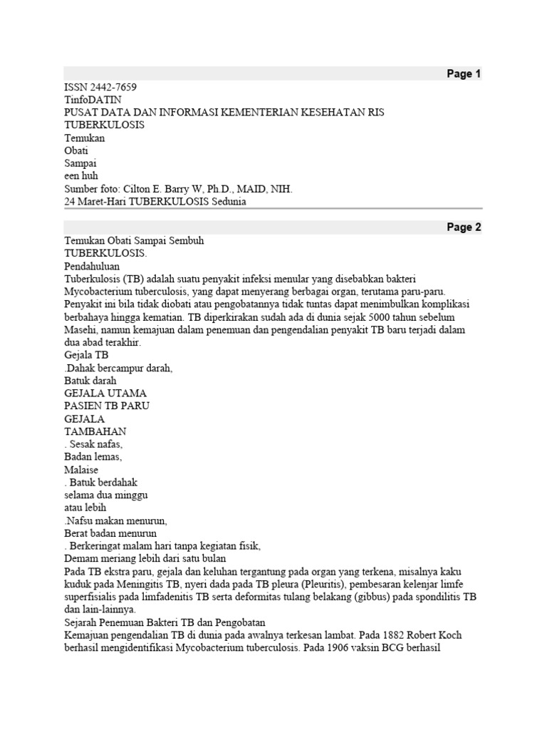 Pusdatin Kemenkes Ri 2016 | PDF