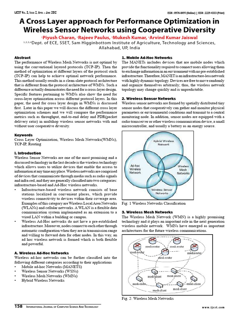 A Cross Layer Approach For Performance O | PDF