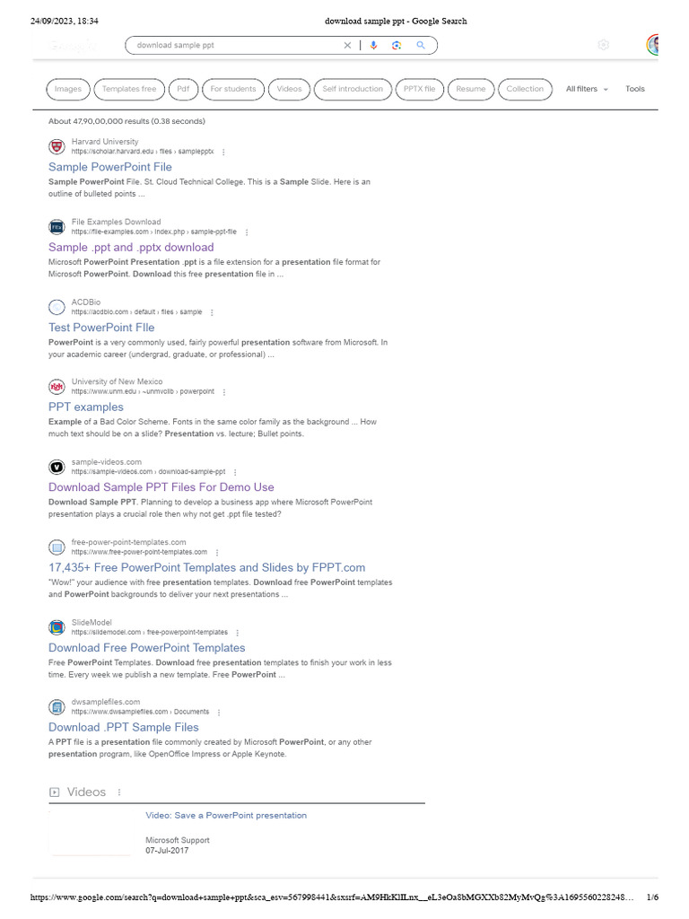 Sample PPT - Google Search | PDF | Microsoft Power Point | Multimedia