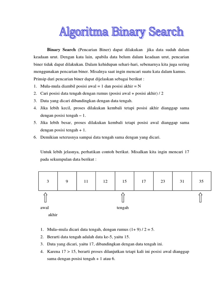 Binary Search | PDF