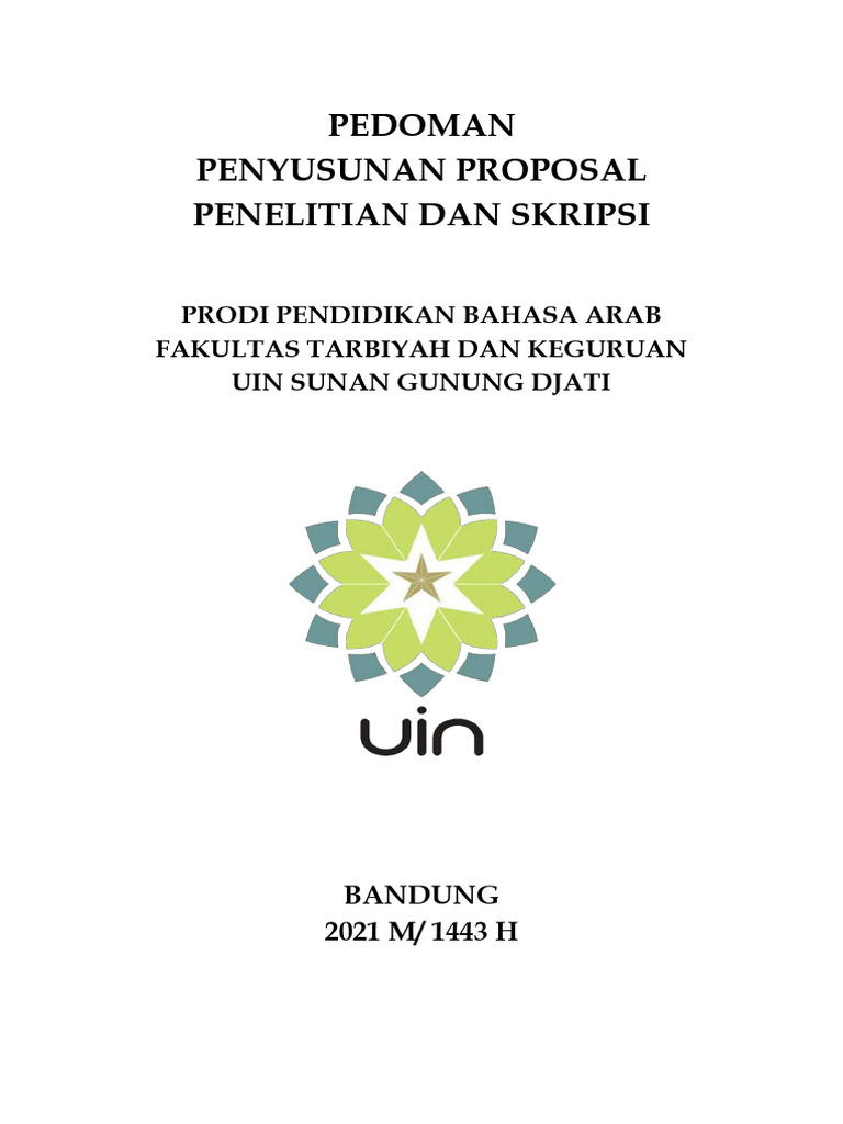 Pedoman Pembuatan Skripsi | PDF | Karier & Perkembangan | Bisnis