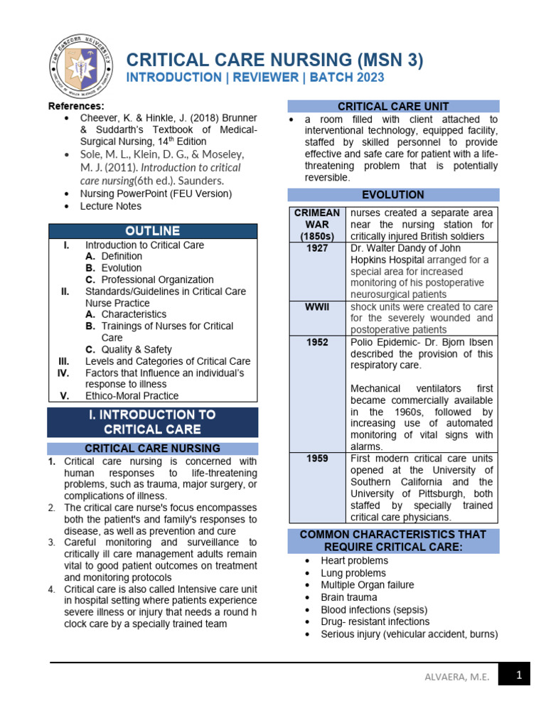 CCN (Feu) | PDF | Intensive Care Medicine | Nursing