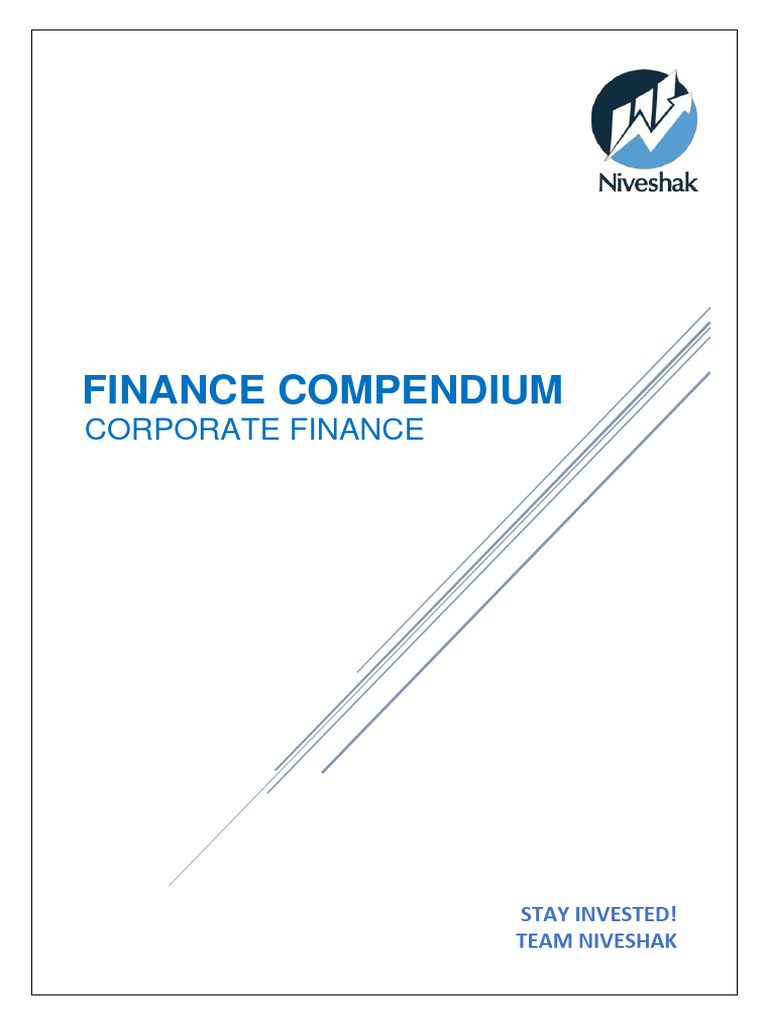 Corporate Finance Overview and Techniques | PDF | Business | Law