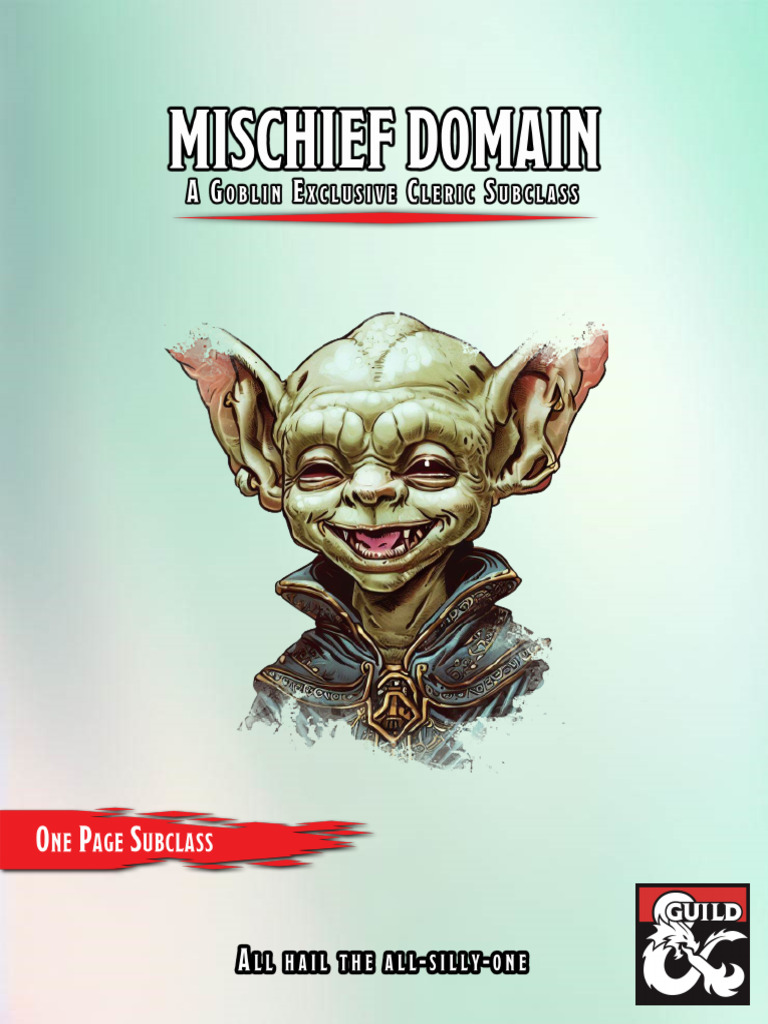 Goblin - Mischief Domain | PDF
