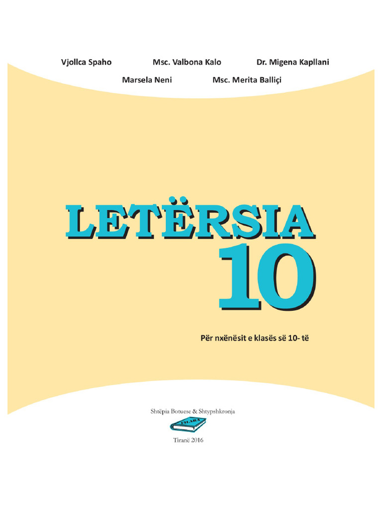LETERSIA 10 Filara | PDF