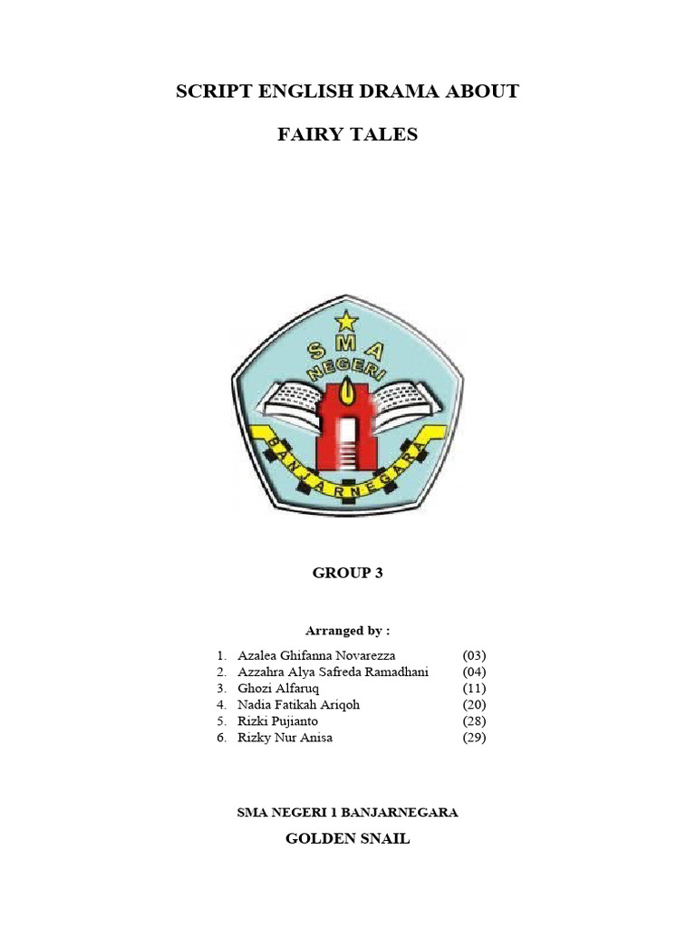 Script English Drama Group 3 Golden Snail | PDF