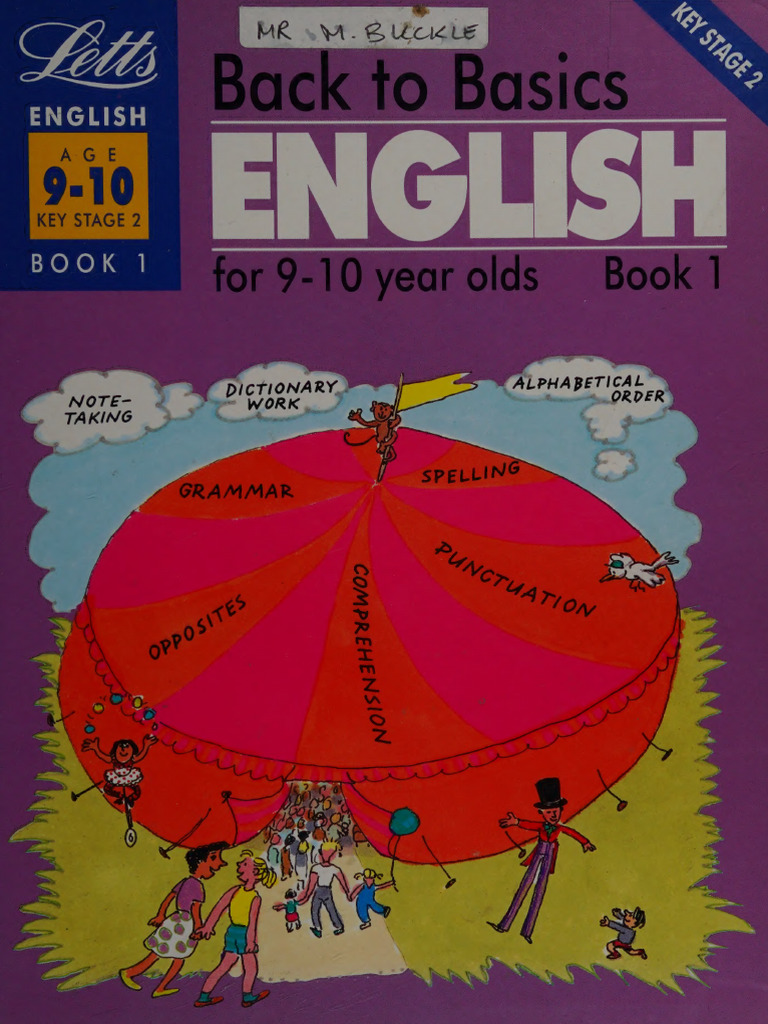 Back To Basics - English. For 9-10 Year Olds, Book 1 - Kemp, Marion ...