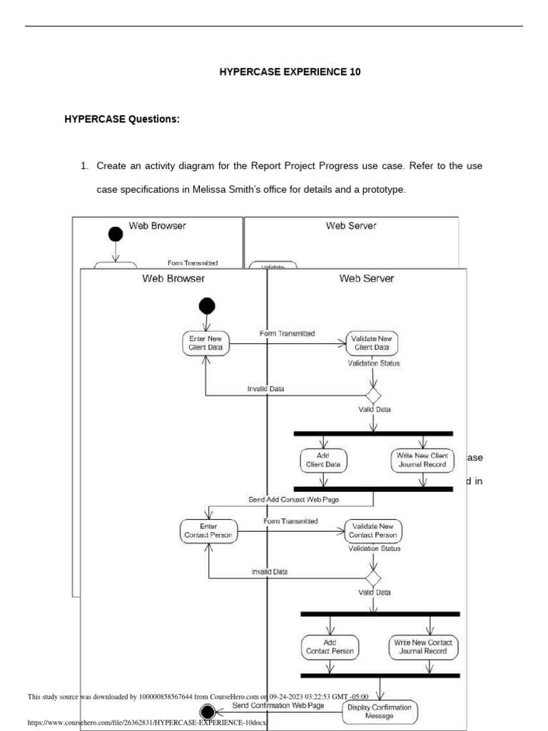 Diagrams for Use Case Analysis | PDF