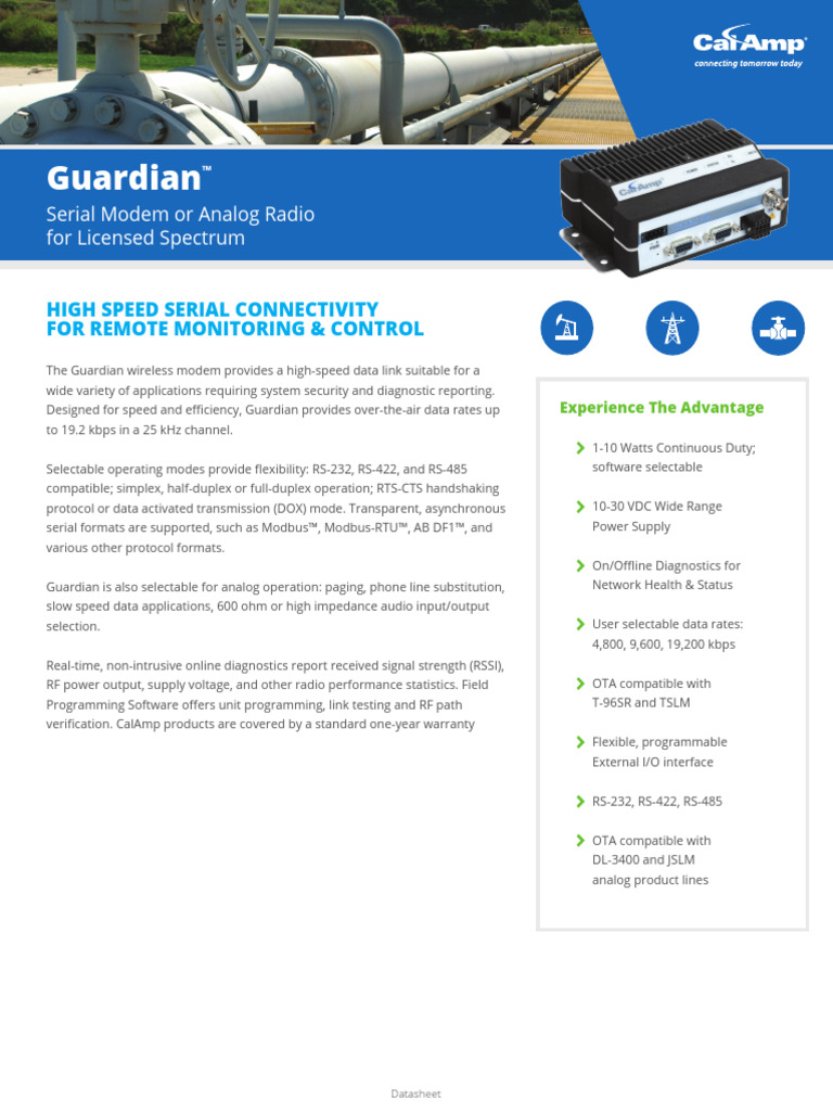 Guardian Data Sheet | PDF