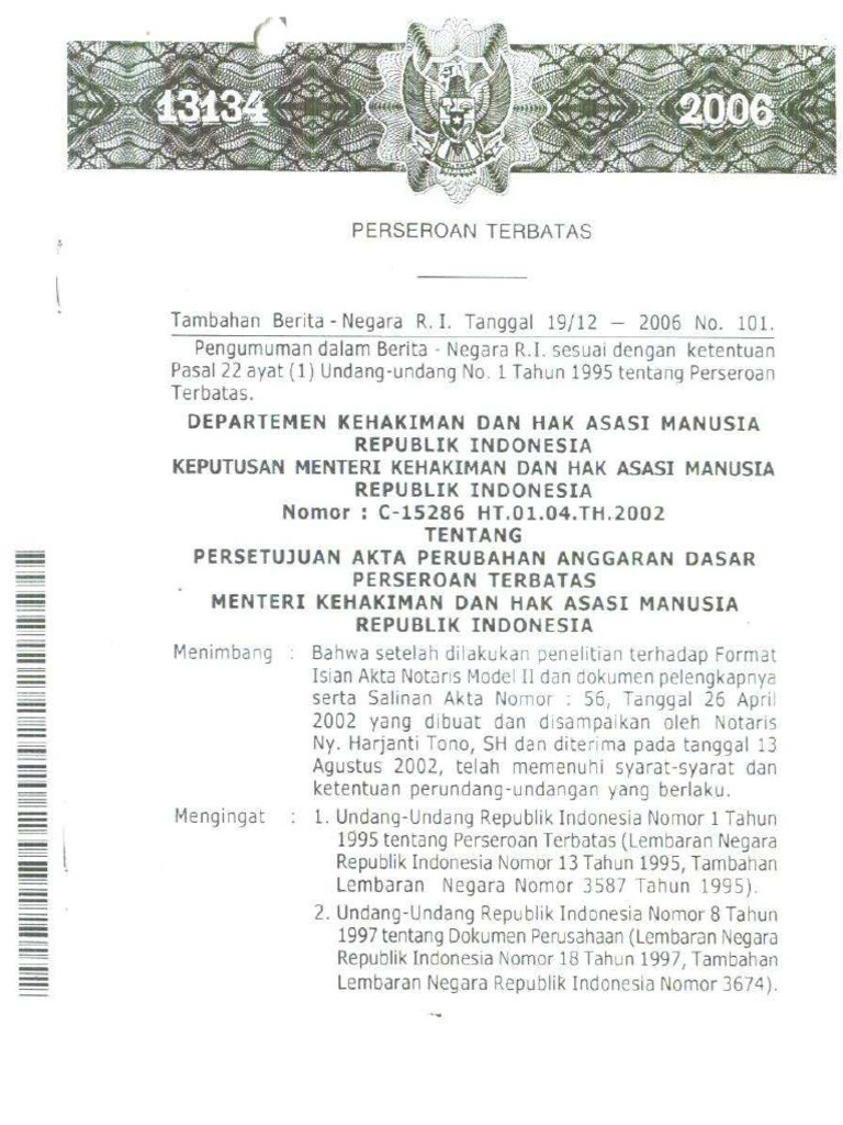 Tbnri 101 Akta 56 | PDF