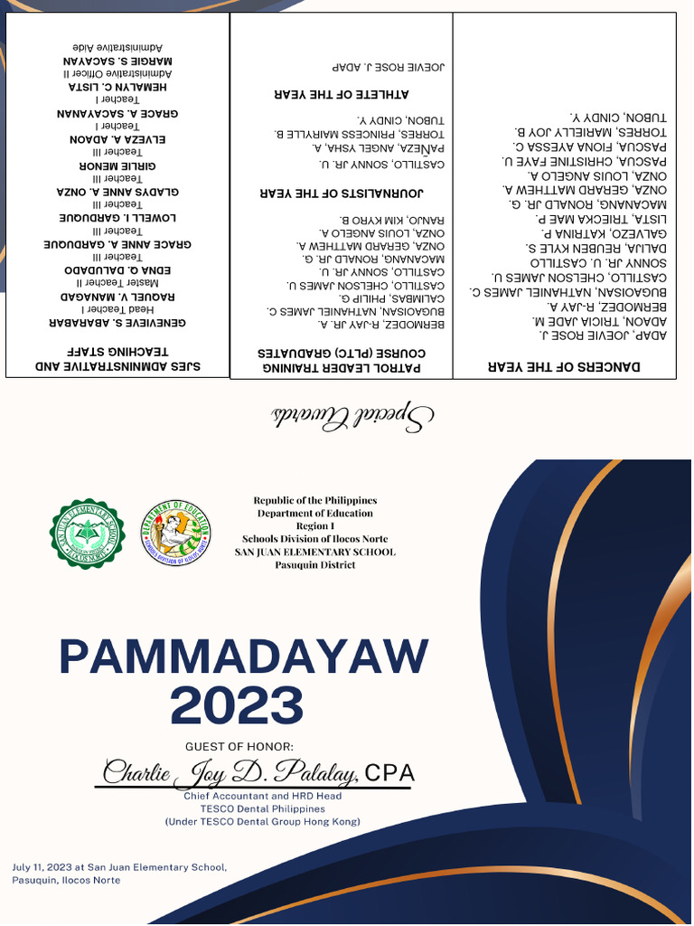 Recognition Day Program Invitation | PDF