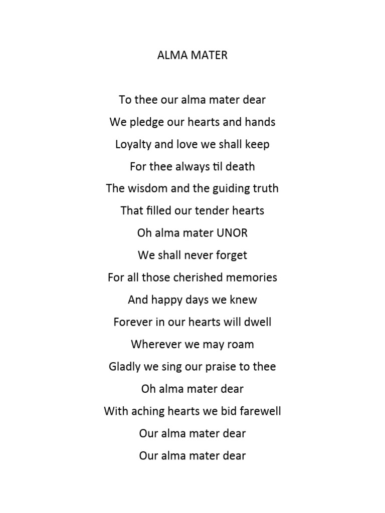 Alma Mater | PDF