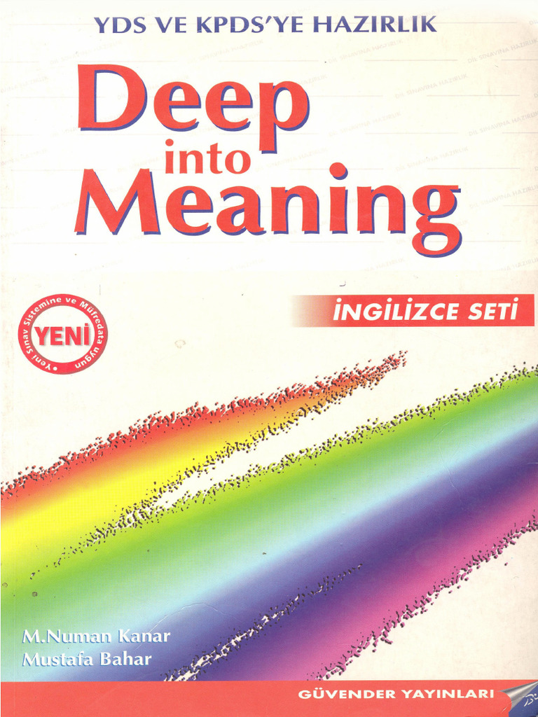 M. Numan Kanar, Mustafa Bahar - Deep Into Meaning | PDF