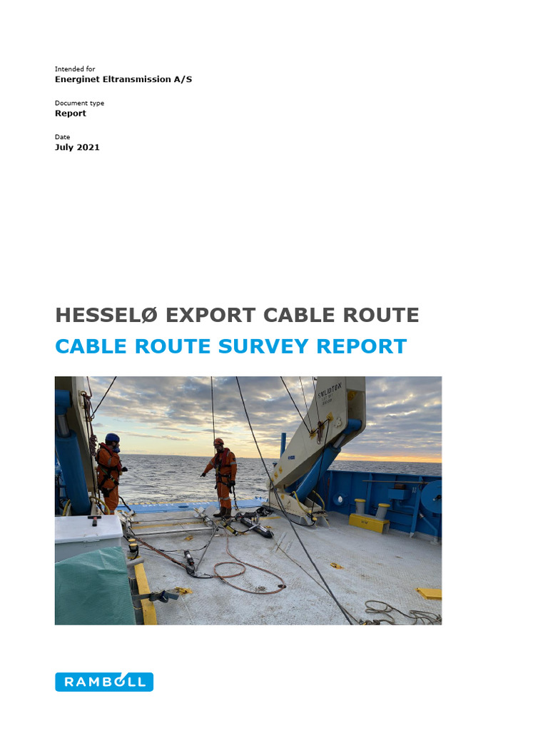 2021-HESSELØ EXPORT CABLE ROUTE-302 Export Cable Route Survey Report ...
