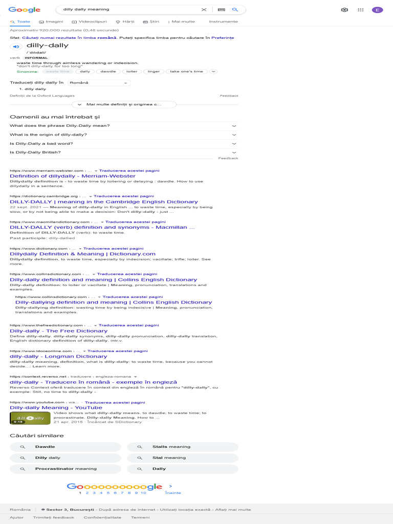 Dilly Dally Meaning - Căutare Google | Download Free PDF | Human ... Dilly Dally Meaning - Căutare Google | Download Free PDF | Human ...
