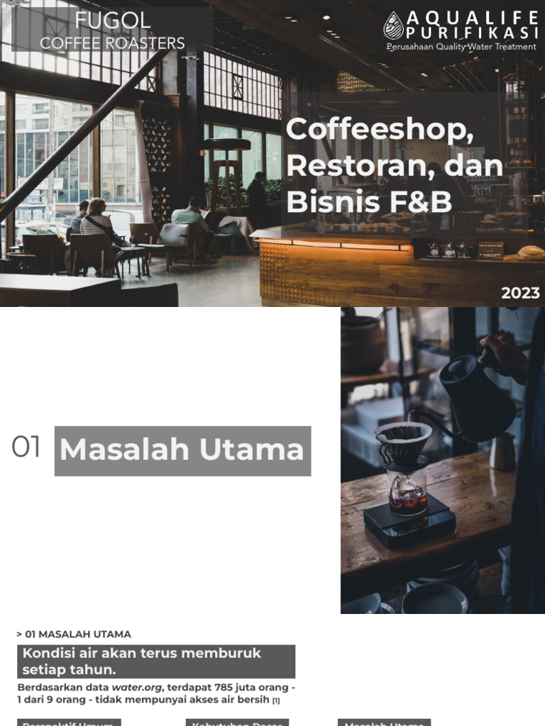 Company Profile Aqualife Purifikasi - For FUGOL COFFEE ROASTER | PDF