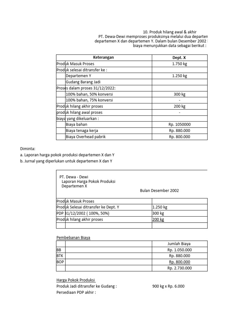 Soal Akbi Bab 4 No 13 | PDF