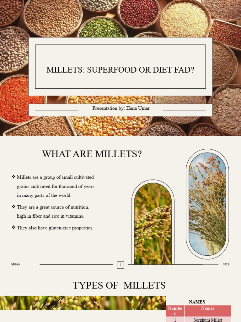 Science Millets | PDF | Superfood | Nutrition