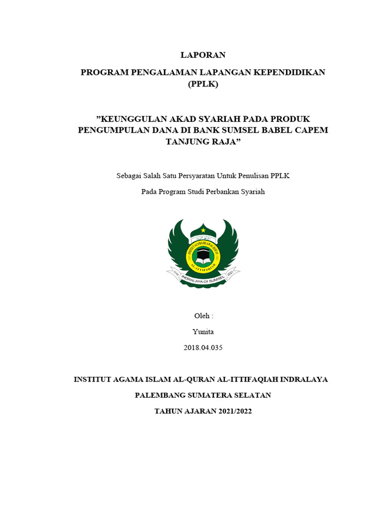 Laporan Individu Yunita | PDF