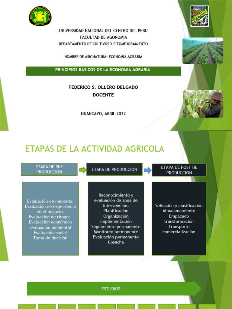 Principios Basicos de La Economia Agraria | PDF | Bienes | Agricultura