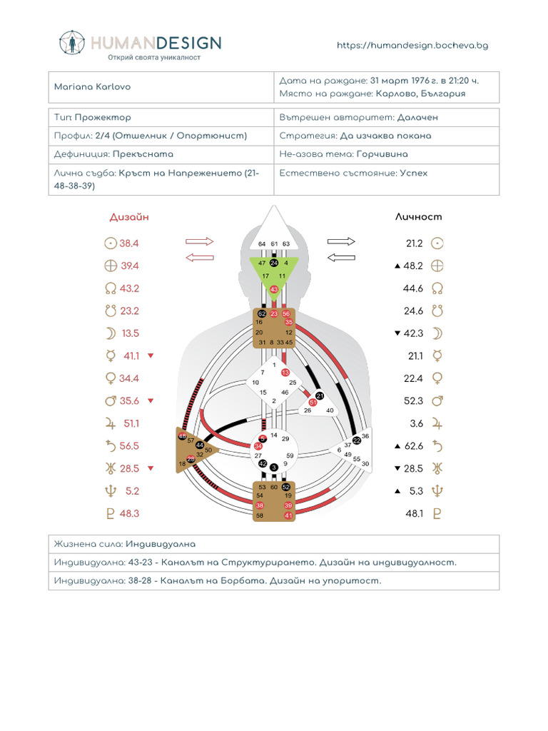 Human Design Report | PDF