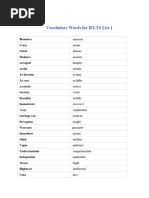 B1 English Vocabulary List | PDF | Verb
