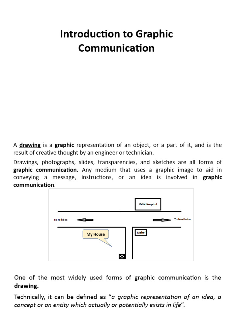Lesson 1 Introduction To Graphic Communication | Download Free PDF | Technical Drawing | Drawing