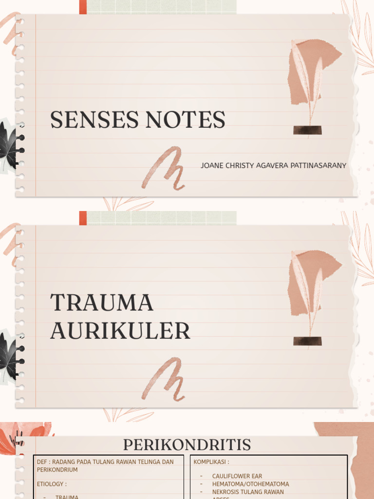 Senses Notes | PDF