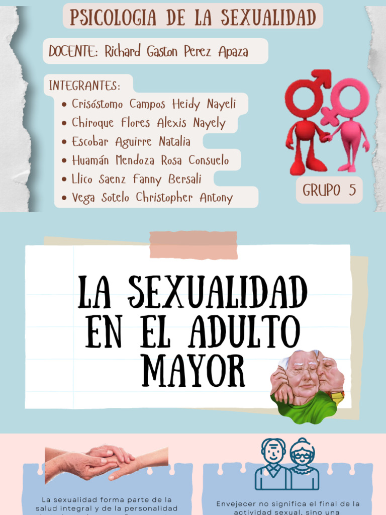 Sexualidad en el Adulto Mayor: Cambios y Retos | PDF