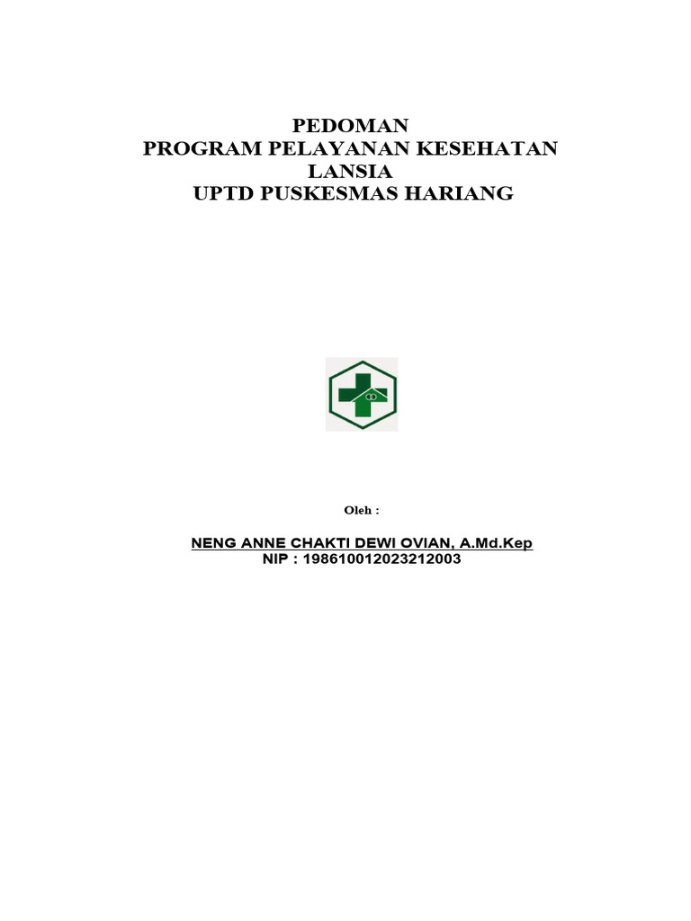 Pedoman Internal Lansia (Anne) | PDF