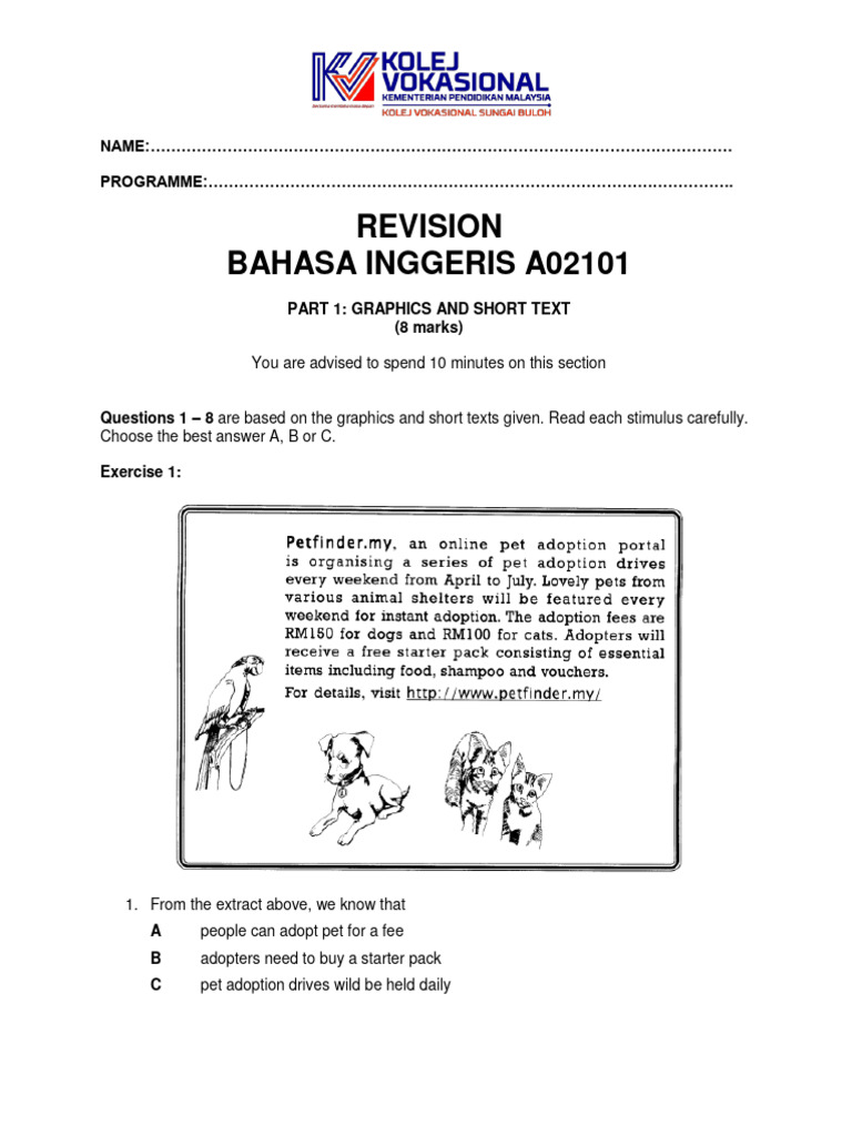 English Modul 1SVM Sem2 Finals Questions | PDF English Modul 1SVM Sem2 Finals Questions | PDF