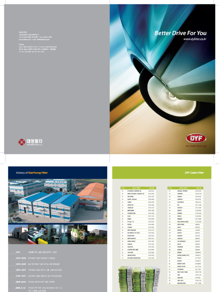 Dyfilter Catalogue | PDF