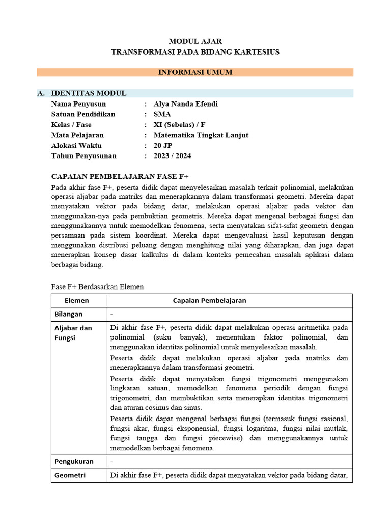 MTK TL 11 - Bab 4 Sub Bab 1 | PDF | Metode & Bahan Ajar