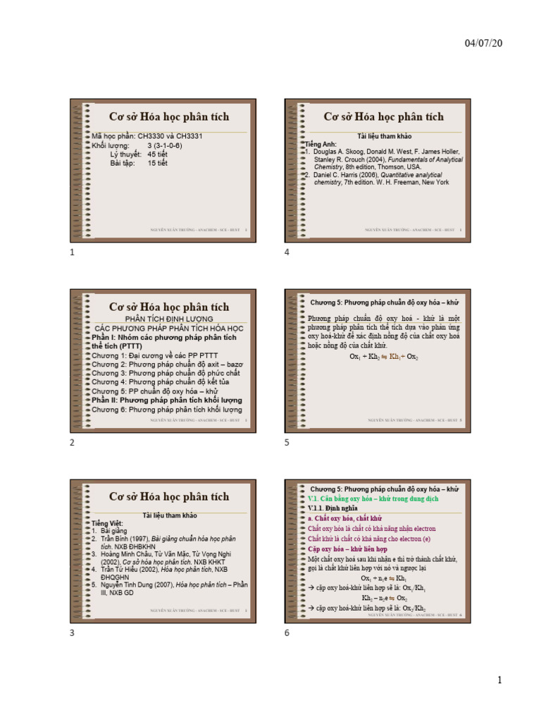 Chuẩn Độ Oxh-khử | PDF