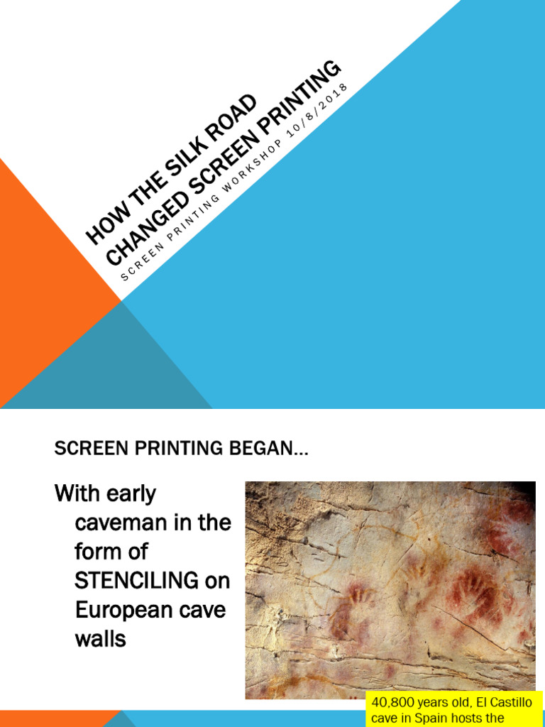 Silk Road's Impact on Screen Printing | PDF