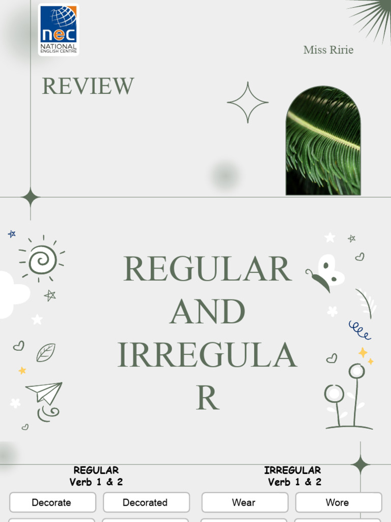 Review Simple Past | PDF