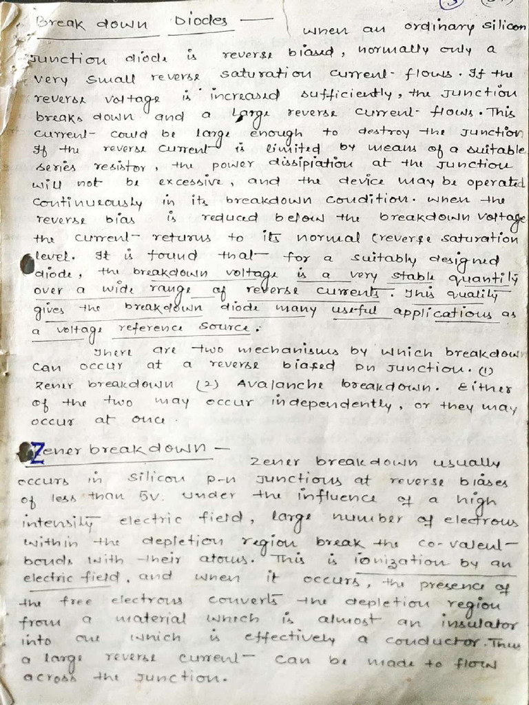 Unit-1, Part-5 - Various Diodes | PDF
