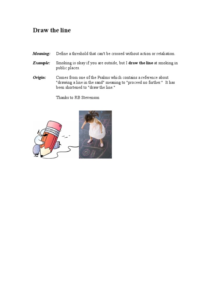 Defining Boundaries: Draw the Line | PDF