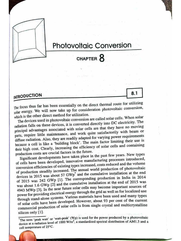 Photovoltaic Cell | PDF