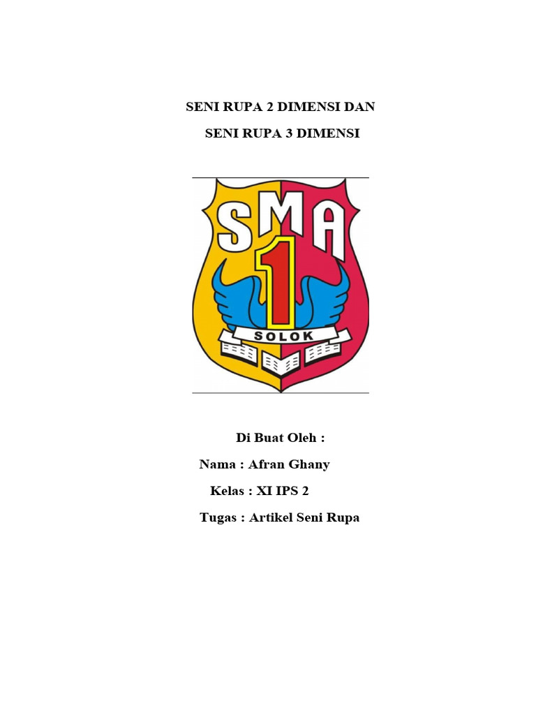 Perbedaan Seni Rupa 2D dan 3D | PDF | Filsafat | Seni