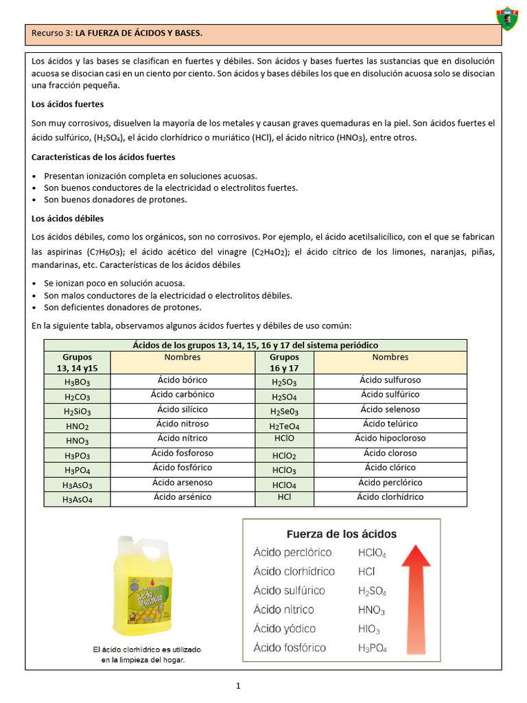 Tarea 2 Acidos y Bases | PDF Tarea 2 Acidos y Bases | PDF